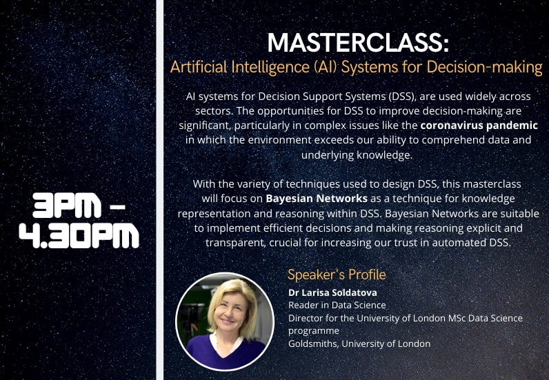 Masterclass: Artificial Intelligence (AI) Systems for Decision-making